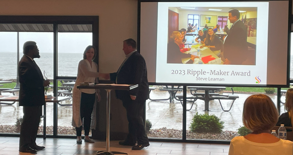 Steve Leaman Receives Ripple-Maker Award - Sophia Partners